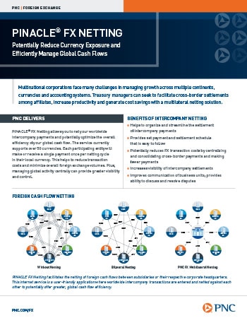 PINACLE FX Netting: Automate Intercompany Payments